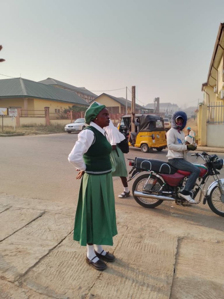 Principal Welcomes Students Back To School, Dressed in School’s Uniform ...